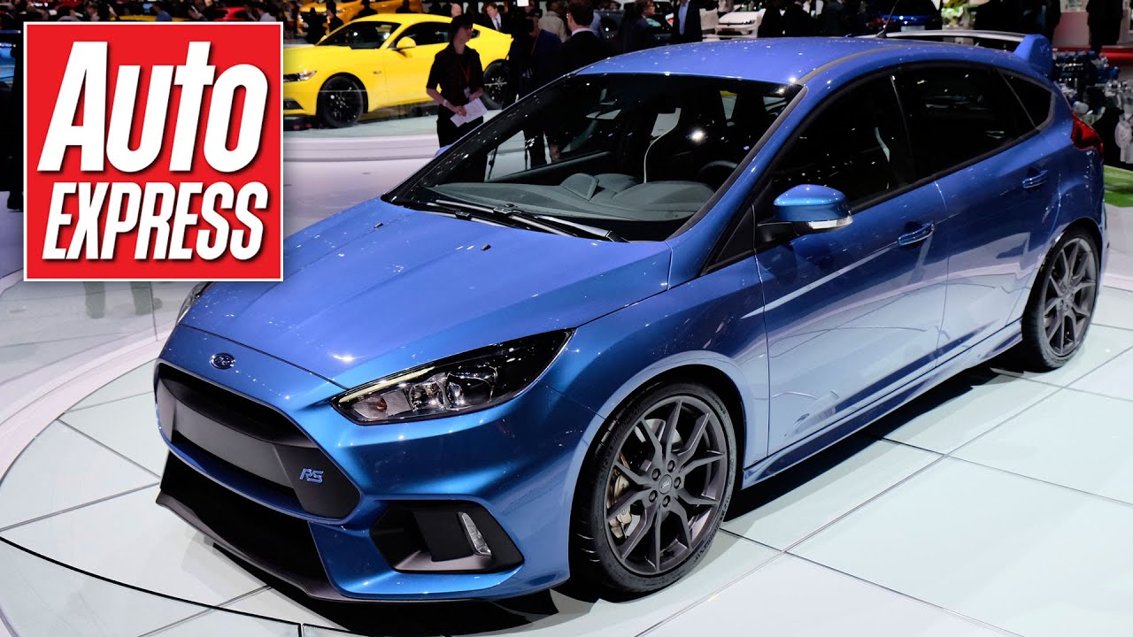 Ford Focus RS mega-hatch shown off in Geneva - YouTube