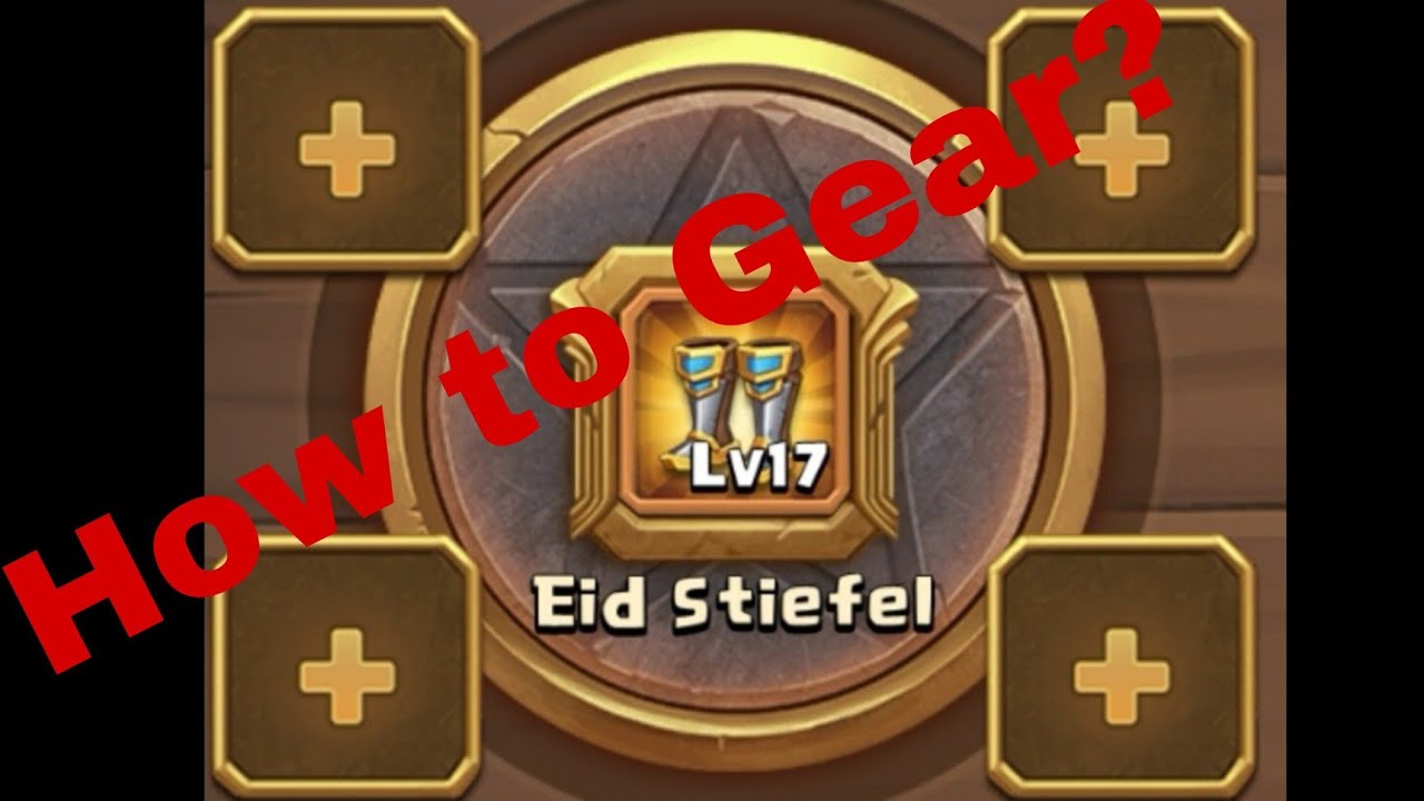 Castle Clash | Gear Guide - YouTube