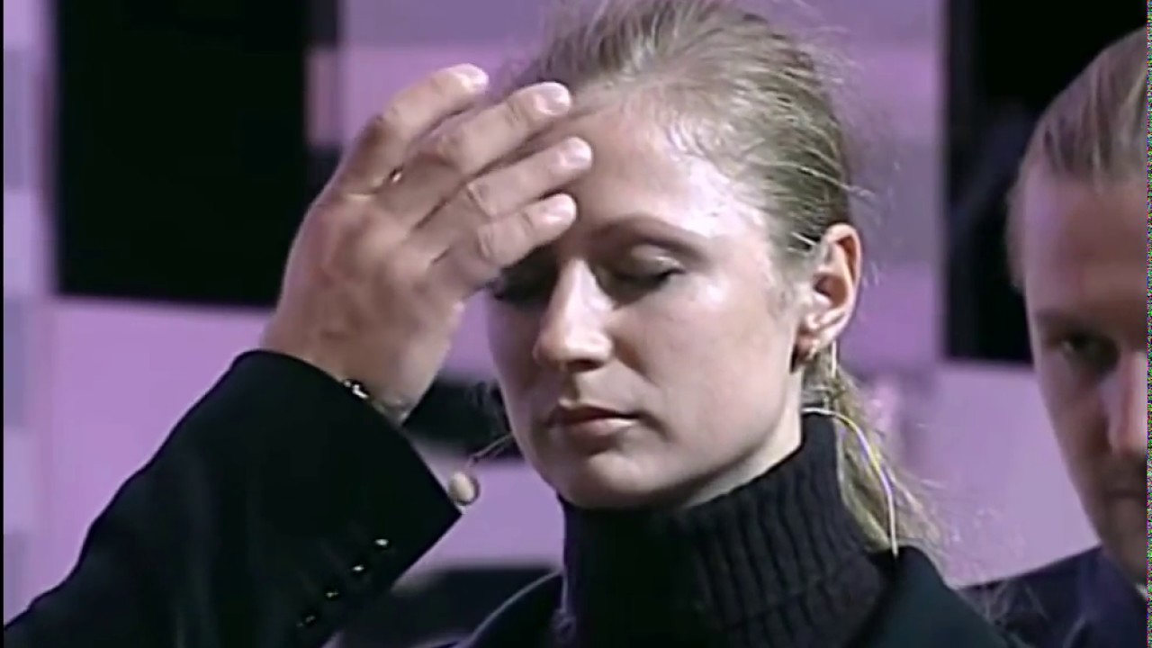 pretty blonde girl hypnotized stiff and rigid human bridge catalepsy ...