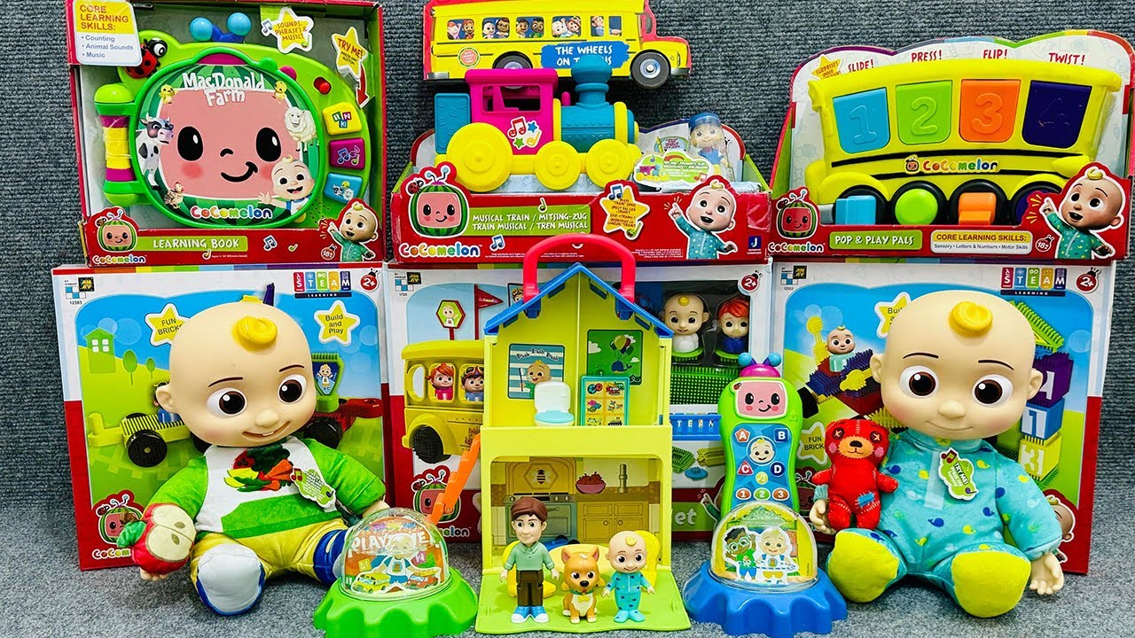 [22 min video] COCOMELON Collection Unboxing - Satisfying Unboxing ...