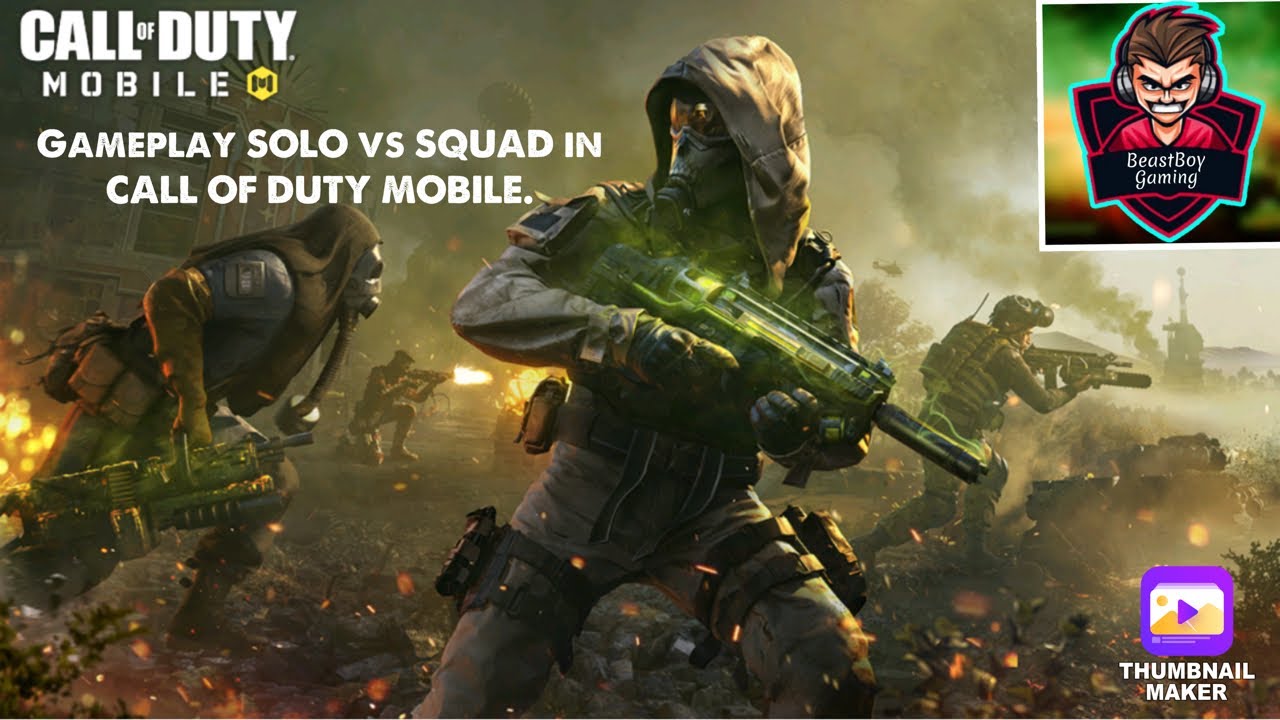Call of Duty Mobile- Gameplay SOLO vs SQUAD | QuantomBoss - YouTube