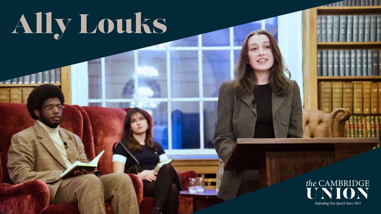 Ally Louks + Q&A | Cambridge Union - YouTube