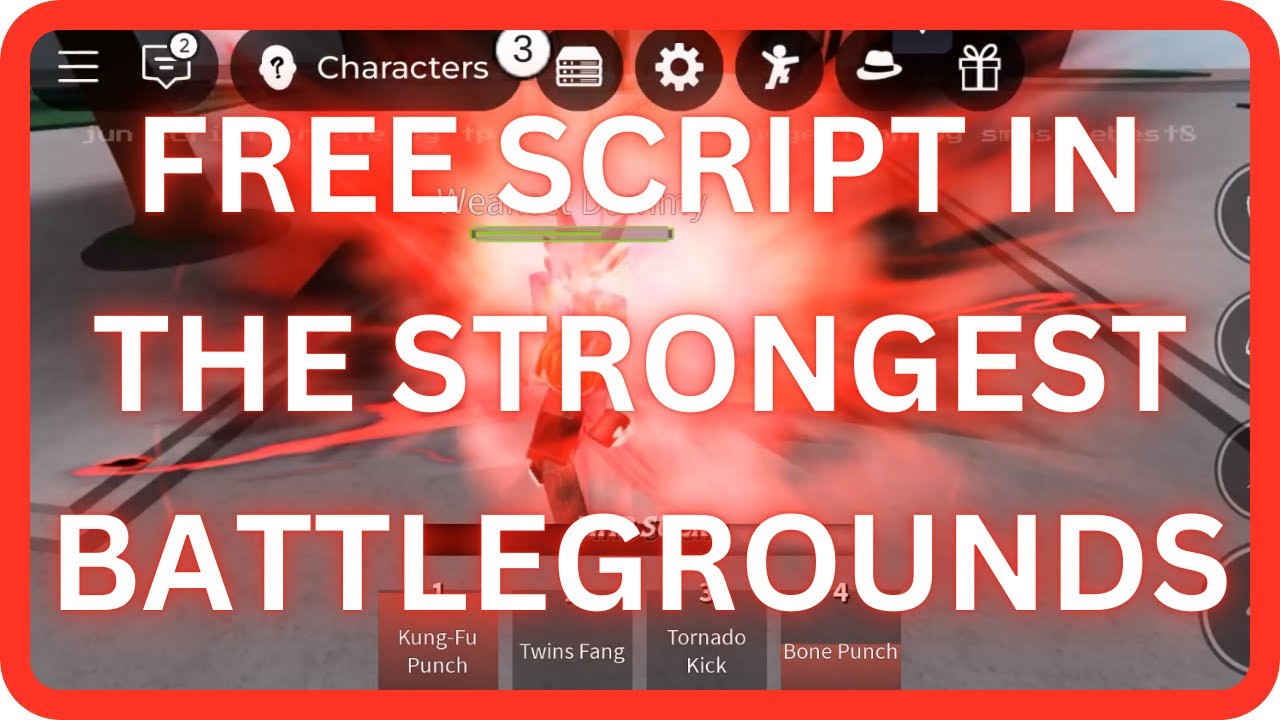 *NEW* THE STRONGEST BATTLEGROUNDS SCRIPT | KENJIHIN FE MOVESET | FREE ...