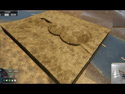 Bulldozer filling pit - YouTube