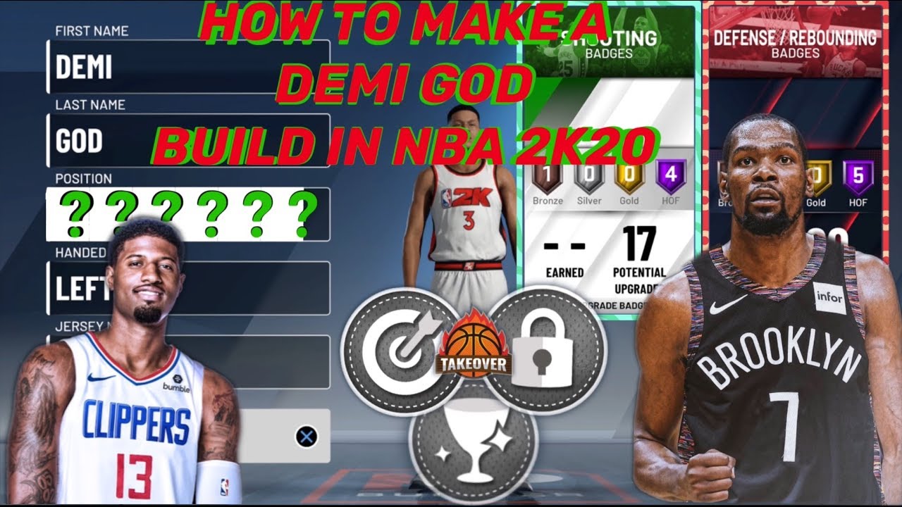 HOW TO MAKE A DEMI GOD BUILD IN NBA 2K20! - YouTube