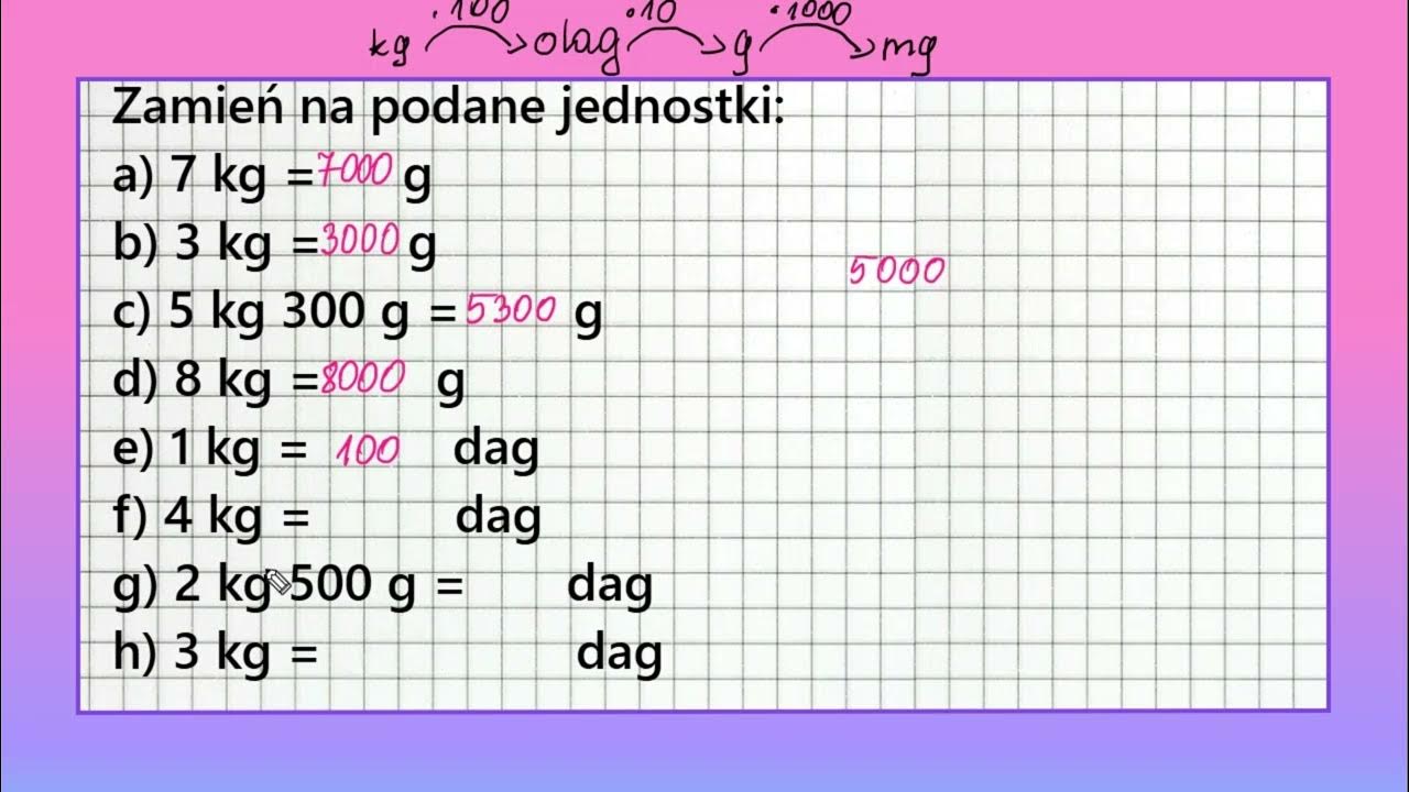 jednostki-masy-zamiana-jednostek-klasa-4-zadanie-1-youtube