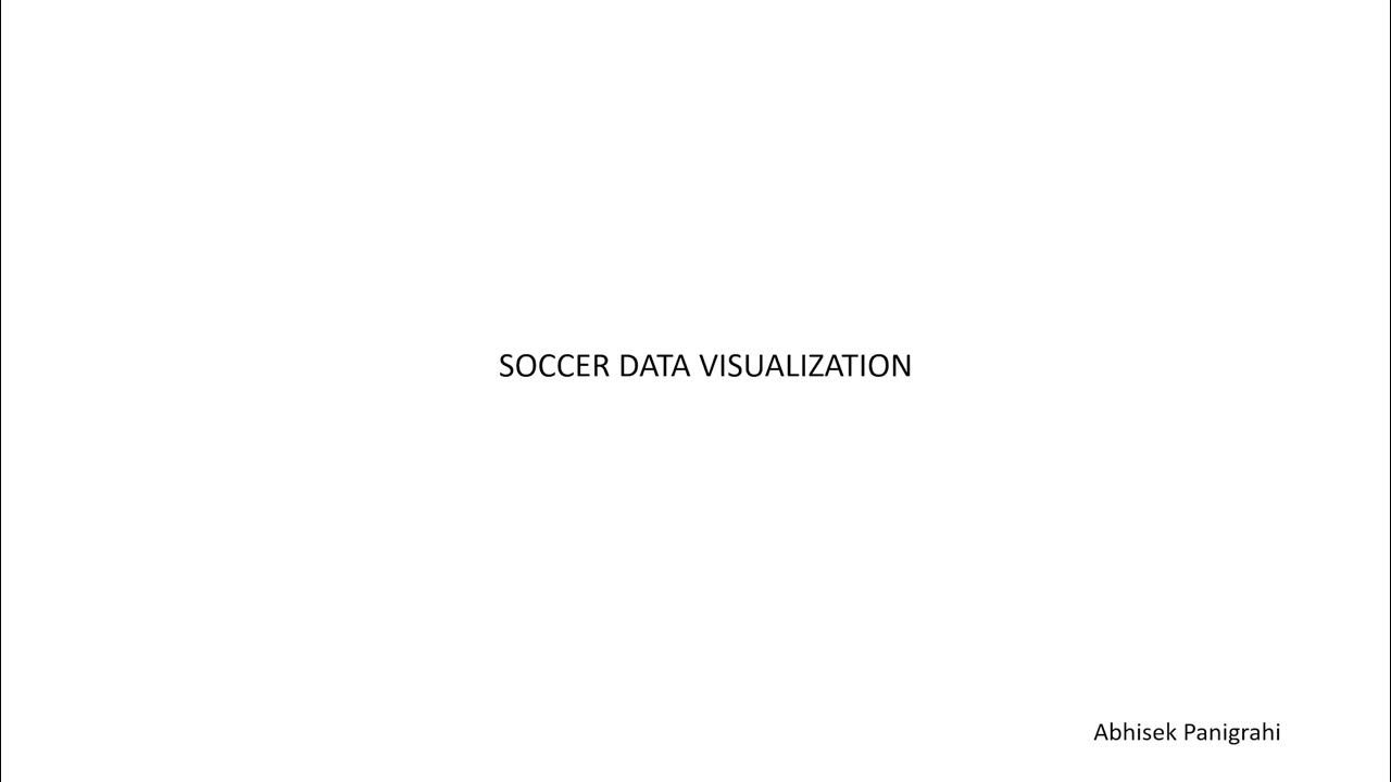 SOCCER DATA VISUALIZATION USING PYTHON - YouTube