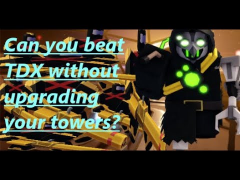 Can you beat TDX without upgrading your towers? (Elite) - YouTube