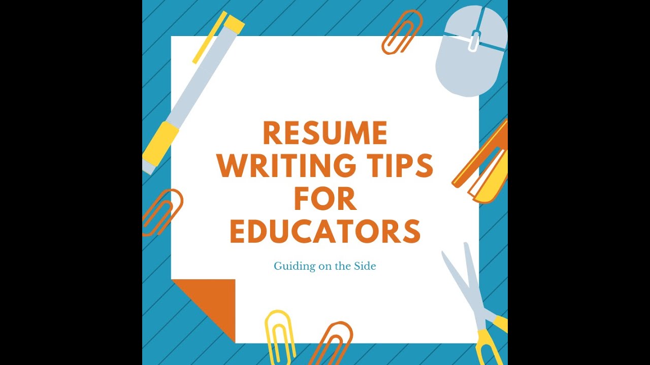 Resume Writing Strategy for Educators. Using core values list to stand ...