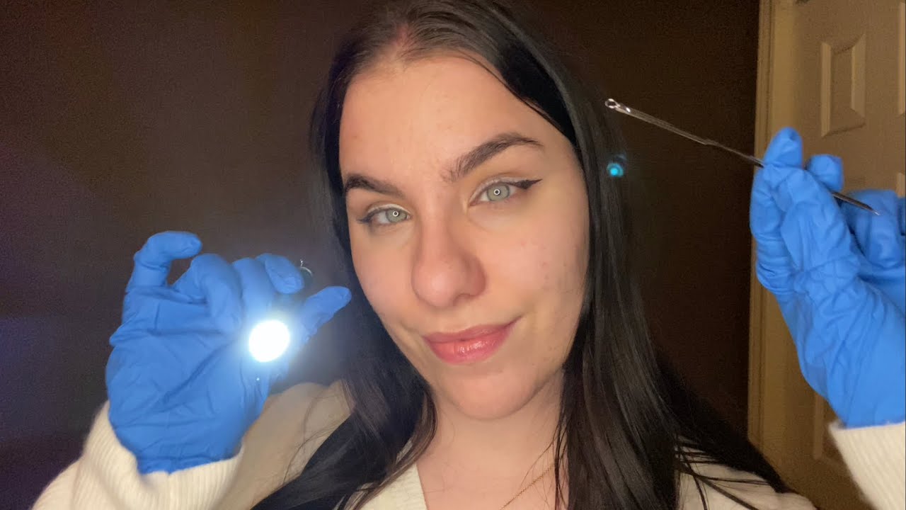 ASMR Nose and Ear Exam Doctor Roleplay - YouTube