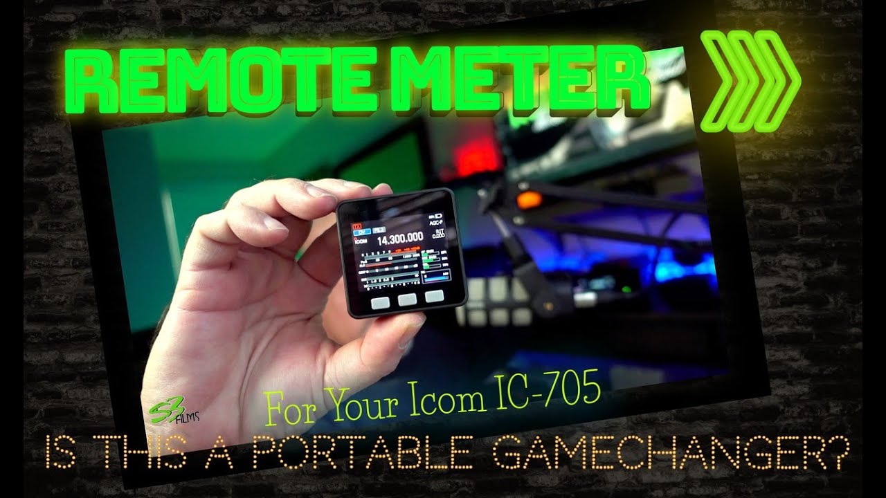 An External Meter For the Icom IC-705 Ham Radio - YouTube