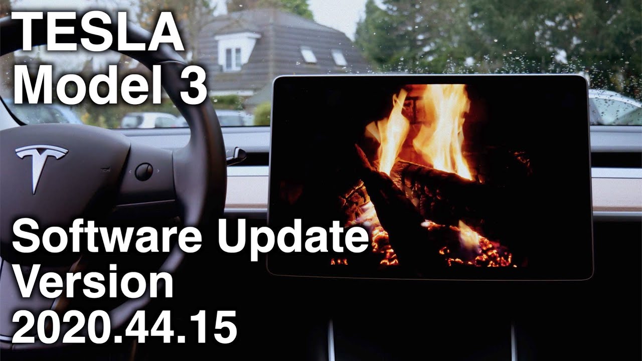 Tesla Model 3 Software Update Version 2020.44.15: Keine ersichtlichen ...