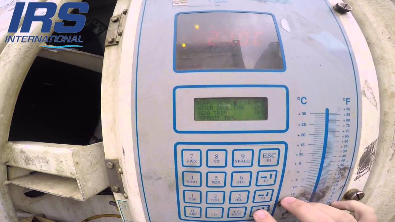 THERMOKING MP3000 TEMP SET REEFER CONTAINER - YouTube