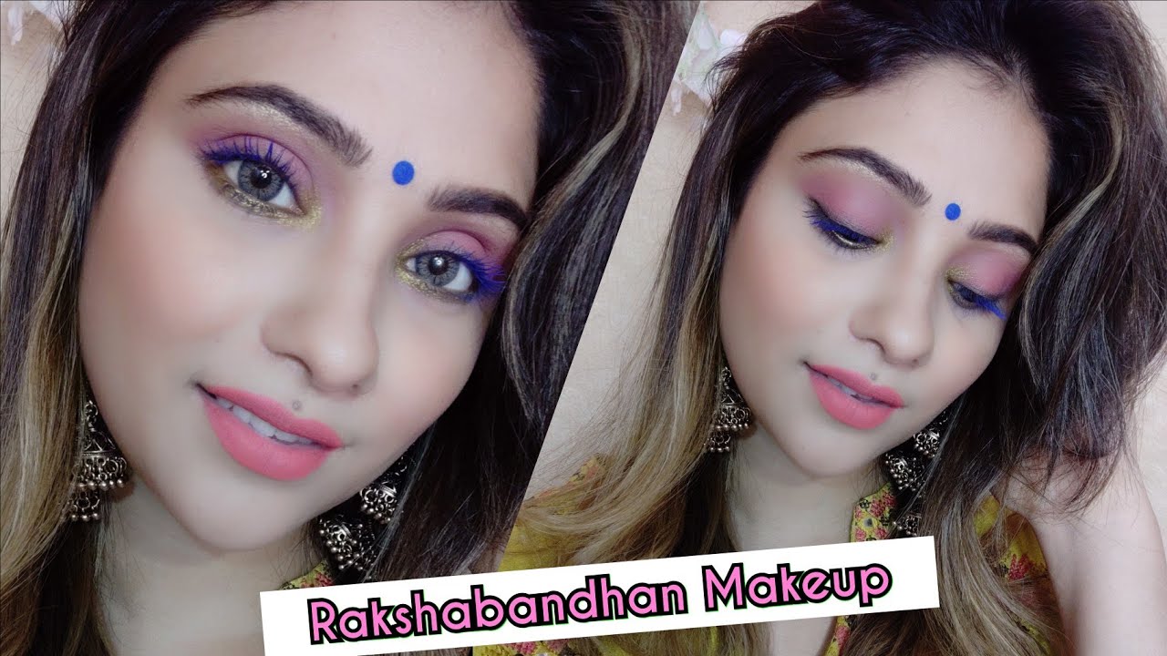 how to do 5 mins Rakshabandhan makeup - YouTube