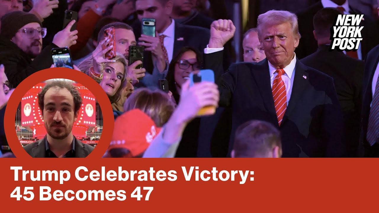 45 becomes 47: Trump takes victory lap at packed DC arena on eve of ...