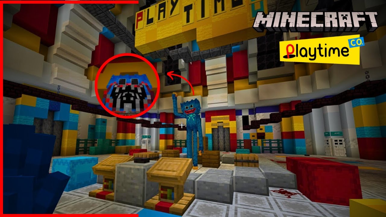Minecraft Poppy Playtime Chapter 1 Mapa (Com Mods) - YouTube