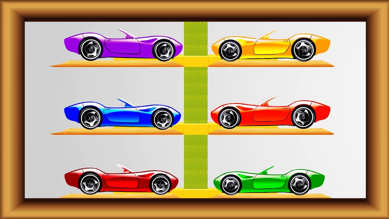 Learn Colors with Carparking toy cars | Videos for Toddler Babies | Pre ...