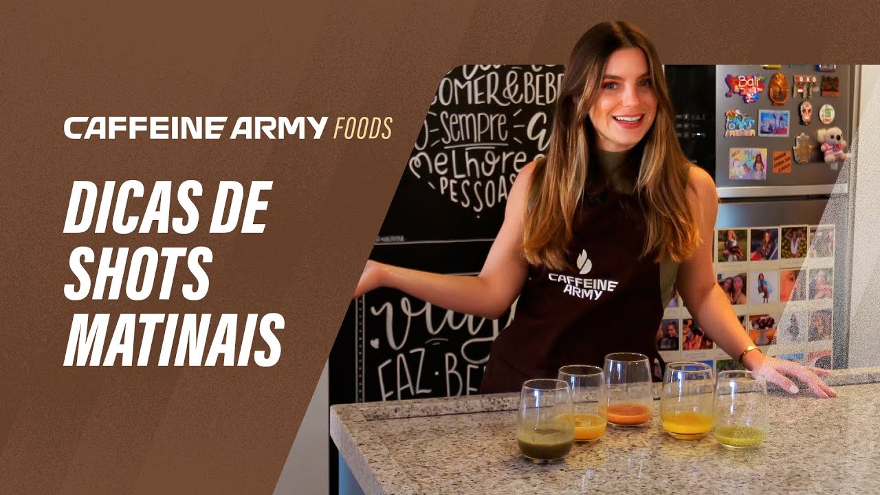 5 receitas de SHOTS MATINAIS para começar o dia [por Thaísa Leal #7 ...