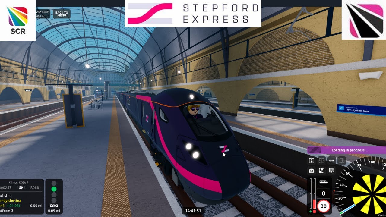 SCR express from Llyn by the sea to Stepford central R088 - YouTube