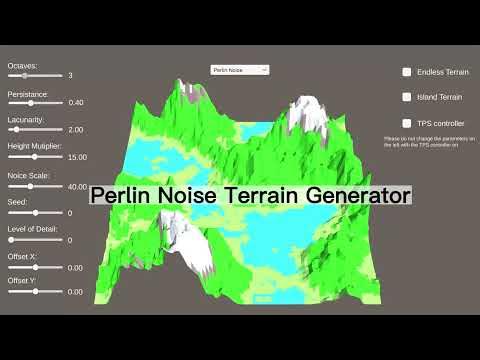 Procedural Generate Terrain-- Diamond-Square and Perlin noise - YouTube