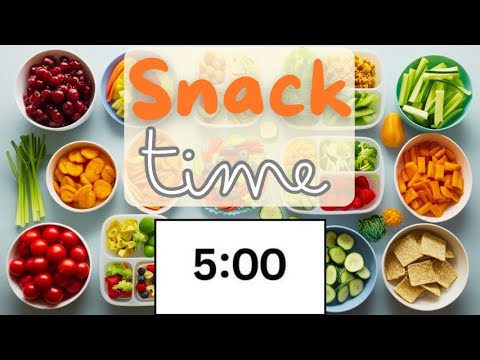 5-minute snack timer - YouTube
