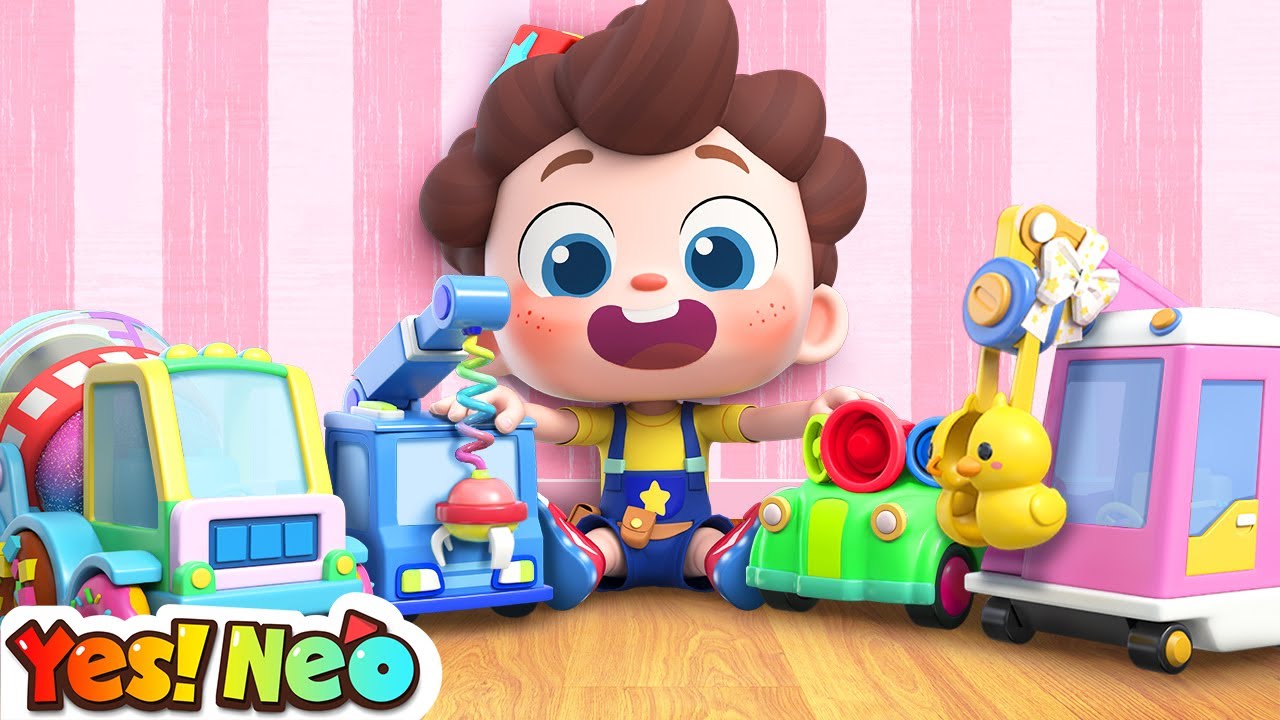 Let's Repair Toy Cars Song | Toy Car Rescue | Good Habits | Nursery ...