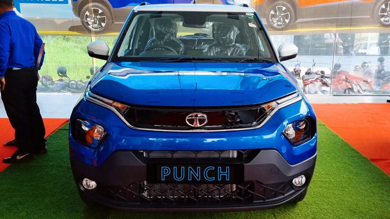 TATA PUNCH 2021 | Tornado Blue | Full Detailed Review - YouTube