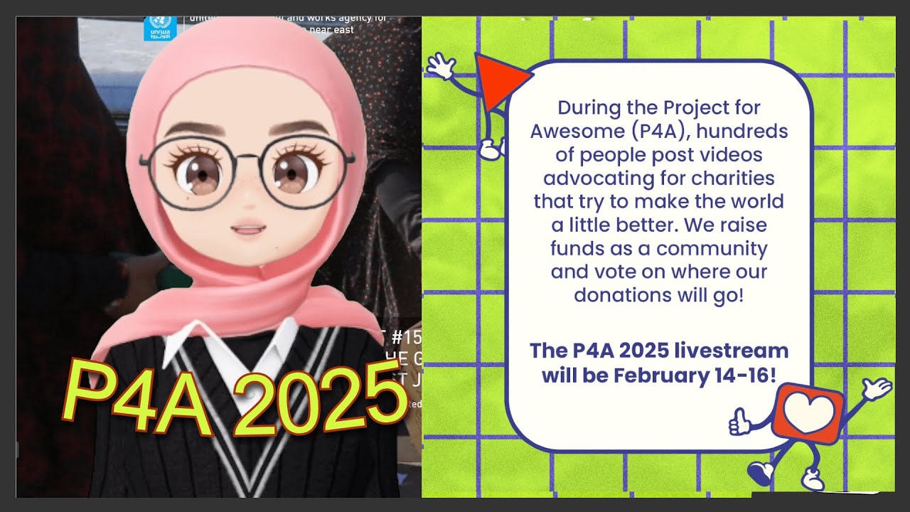 Let's Make A Difference | Project for Awesome - UNRWA | P4A 2025 Submission - YouTube