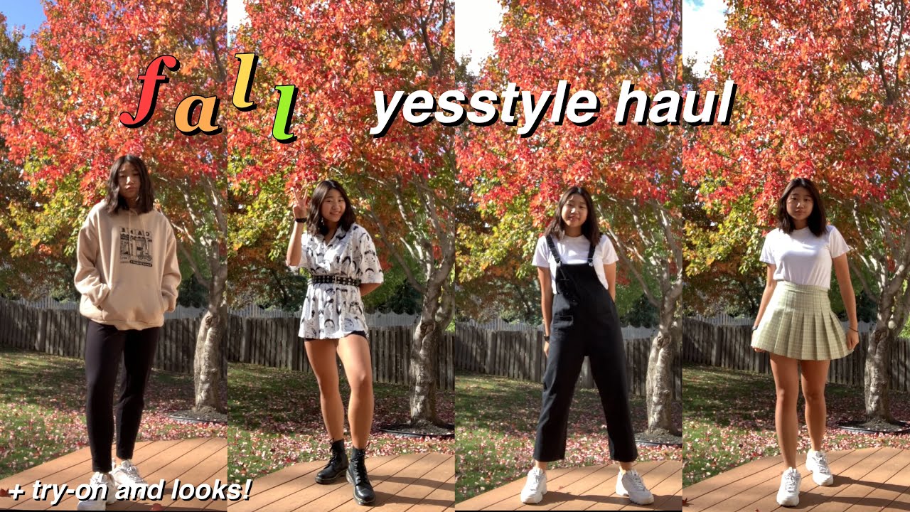 fall yesstyle haul (+ try-on and fits!) 🍄 - YouTube