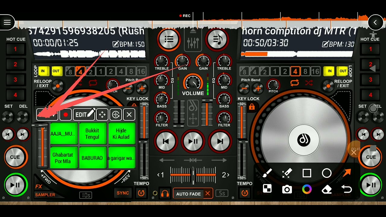 disc dj operating system dj remix song mixing song tranding horn # ...