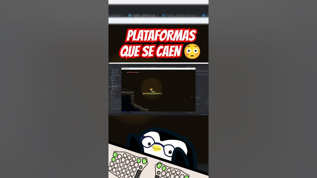 Haciendo Plataformas que se Caen en mi Juego #gamedev #pixelart #gamedevblog #devlog - YouTube