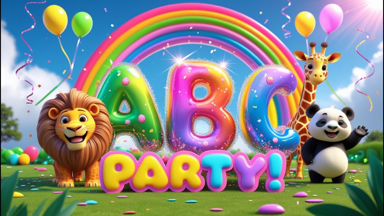 ABC Party Song for Kids | Fun A to Z Alphabet Dance & Learning Video ...
