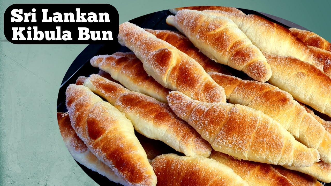 Kibula Bun | Sri Lankan Bakery Style Kibula Bun - YouTube