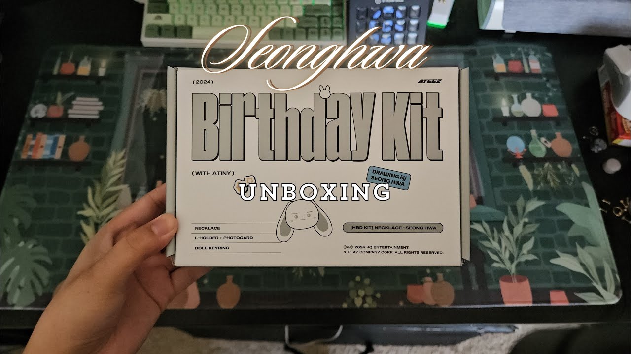 ATEEZ Seonghwa Birthday MD Kit Unboxing - YouTube