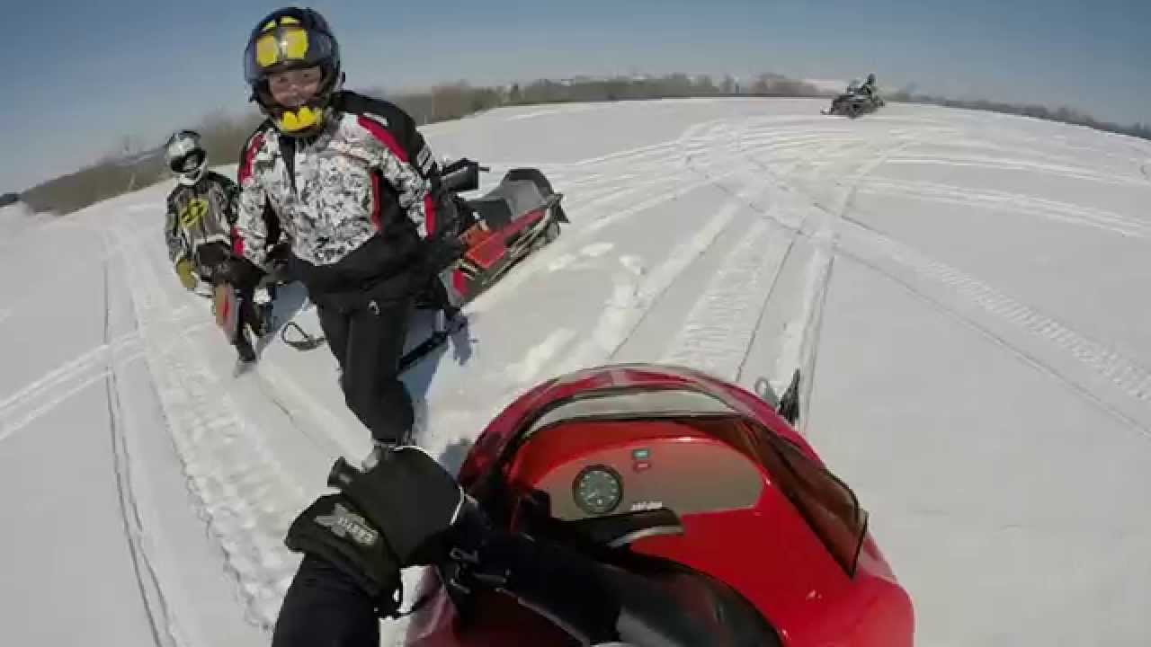 Gopro Hero 3+ snowmobile crash - YouTube