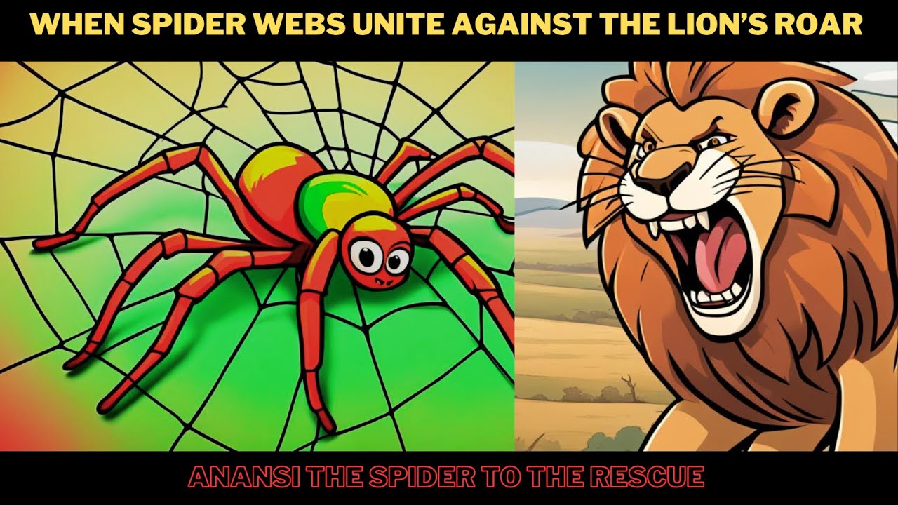 Spider teaches the lion a leasson. The Tale of Accr and the Grumpy Lion ...