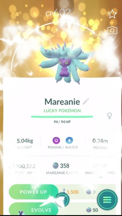 Evolve LUCK Toxapex... 🎉🎉Pokemon go #pokemongo #shorts - YouTube