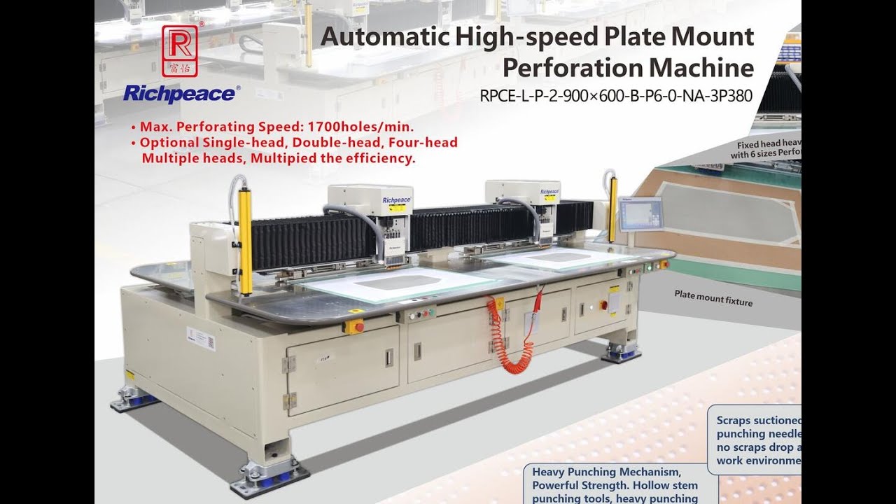 1700 perforated holes per minute new upgraded perforation machine ...