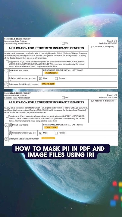How to obfuscate/mask sensitive data in PDF and image files #datasecurity #bigdata #shorts # ...