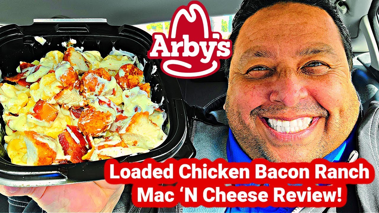 Arby's New Loaded Chicken Bacon Ranch Mac ‘N Cheese Review! - YouTube