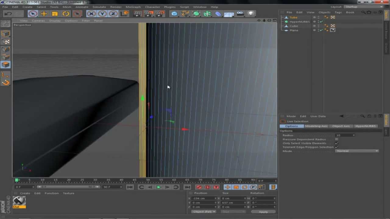 Speed Arte C4D R13 modeling (Pen) by CiriusStudio - YouTube