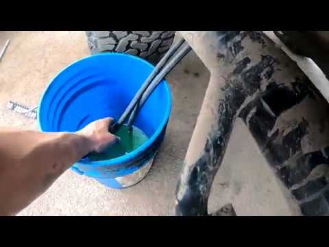 24 valve cummins injector return flow test - YouTube