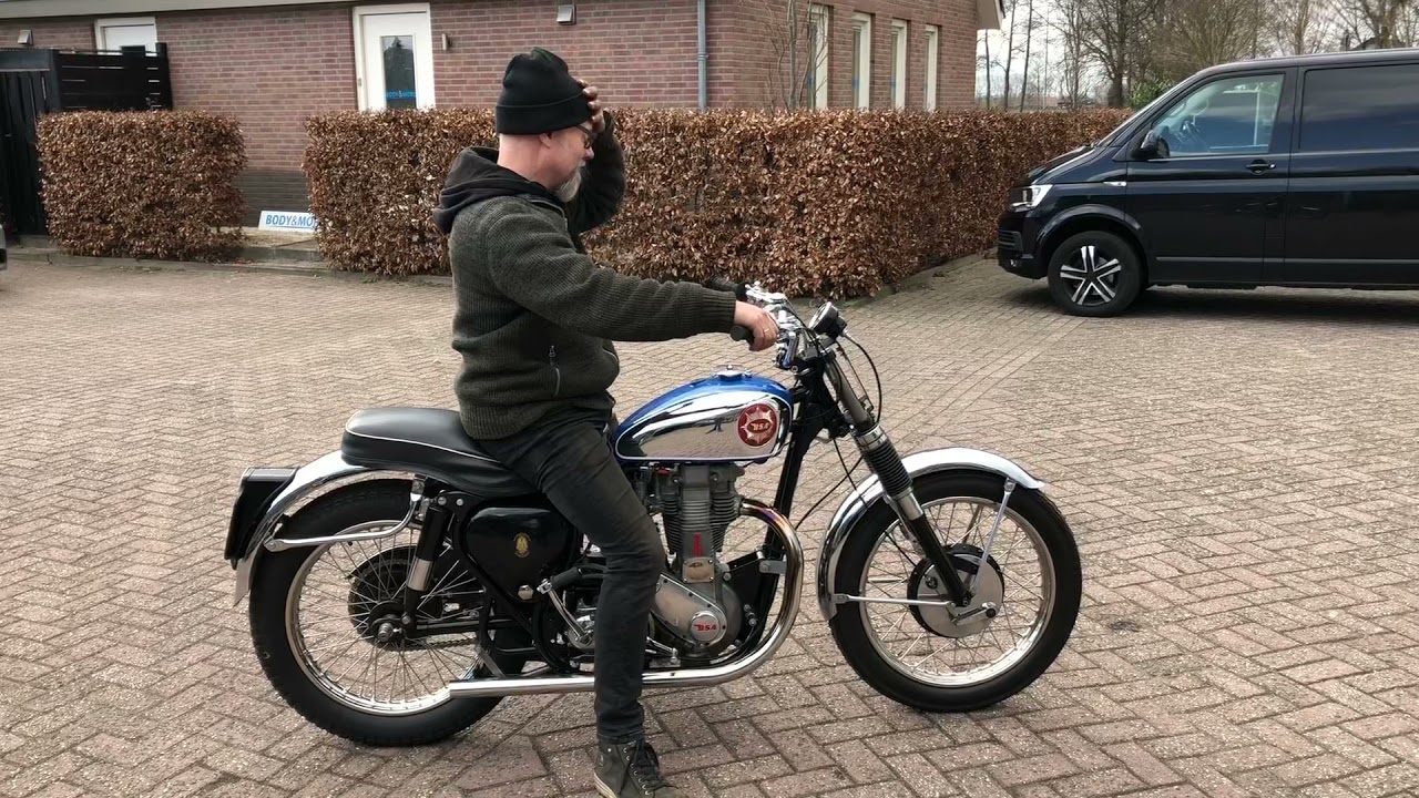 BSA CLIPPER BB34 COMPETITION 1957 - YouTube