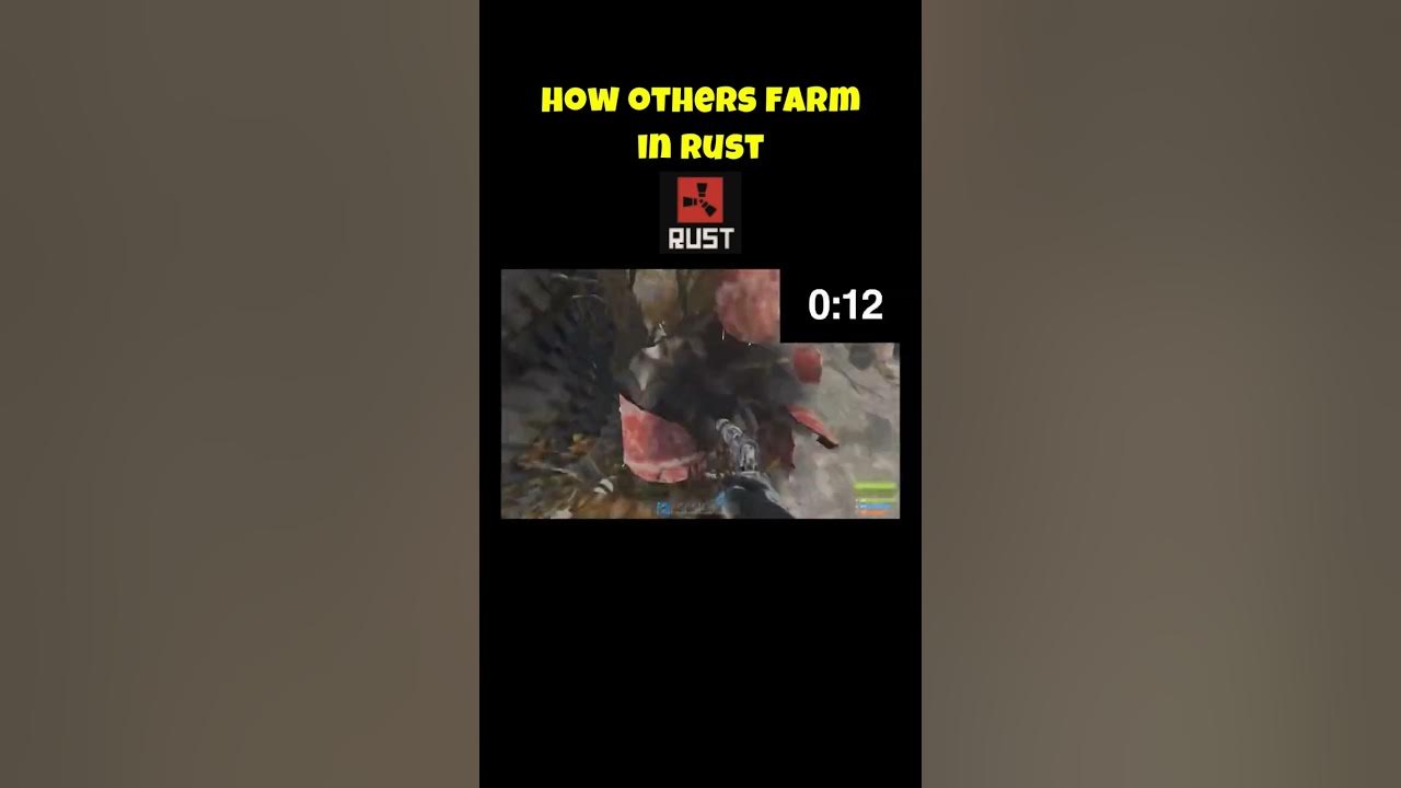 How do you farm in rust??? - YouTube