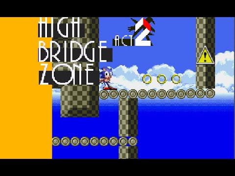 Classic sonic simulator: High Bridge Zone Act 2 - YouTube