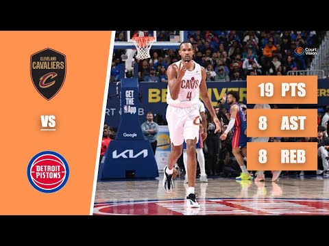 Evan Mobley - 19 Points, 3 Blocks, 8 Assists vs Pistons - Game 5 - 2026 Playoffs