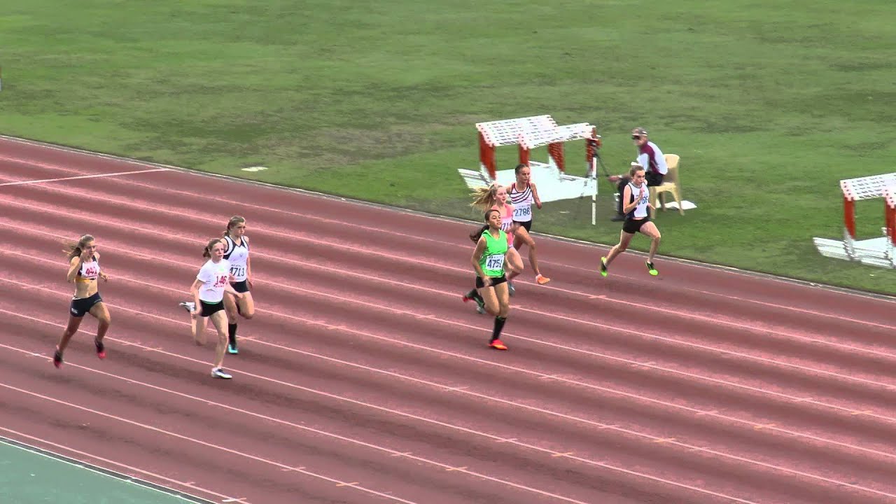 100M H3 Millie Morrison-Davies 13.29 QA Spring Carnival 2015 - YouTube
