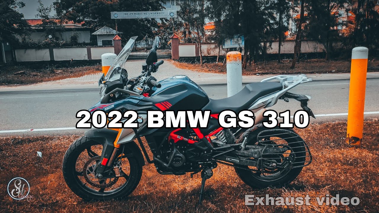 2022 BMW GS 310 Rally edition Pure Exhaust Sound | SHG - YouTube