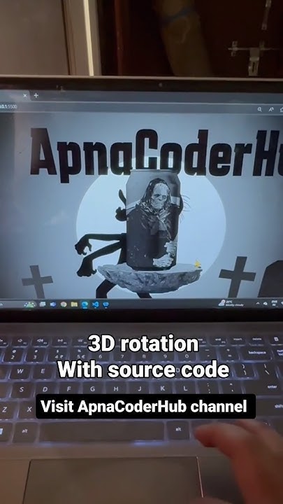 3D rotation effect using html and Css #shorts - YouTube