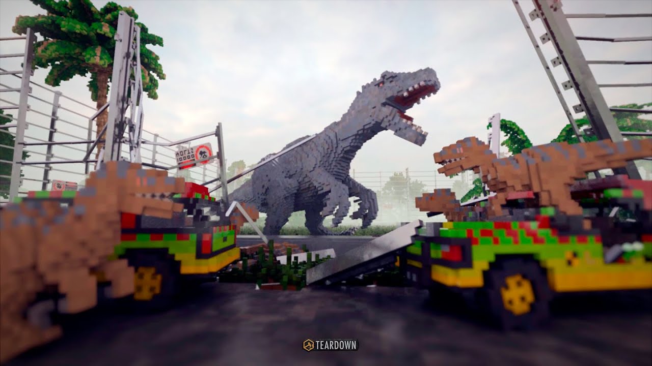 Added new Dinosaurs! Indominus rex and others in | Teardown - YouTube